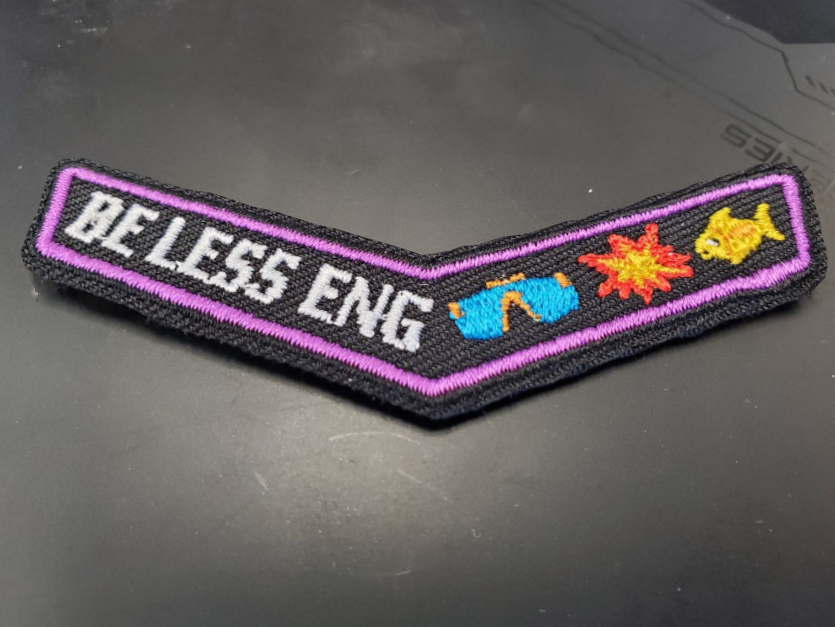 Be Less Eng Chevron Patch - 2024 – C-Eng Musical